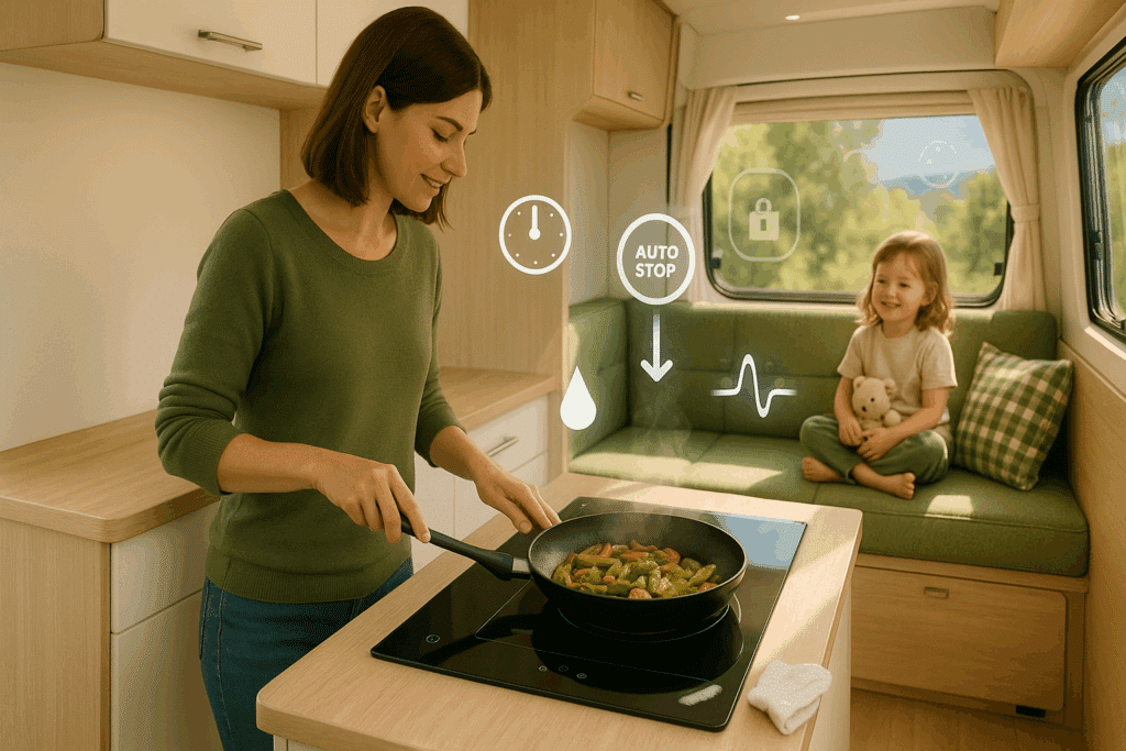 Plaque gaz ou induction en camping-car : quelle solution choisir